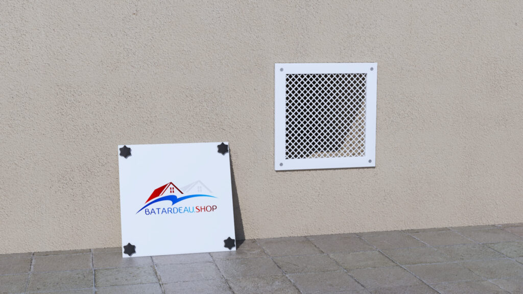 Plaque anti-inondation aération basse | Sur mesure